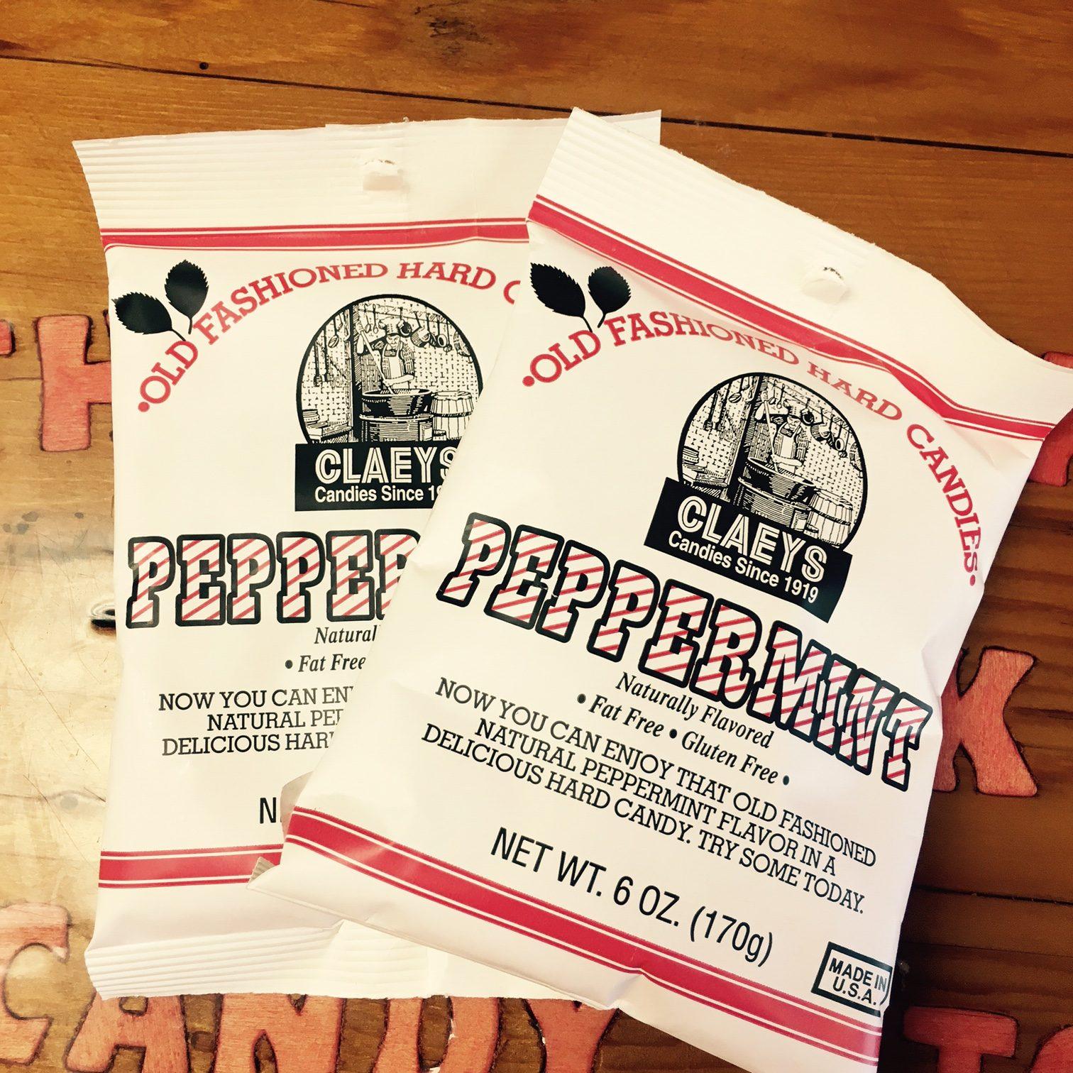 Claeys Peppermint Old-Fashioned Hard Candy - Peppermint Stick