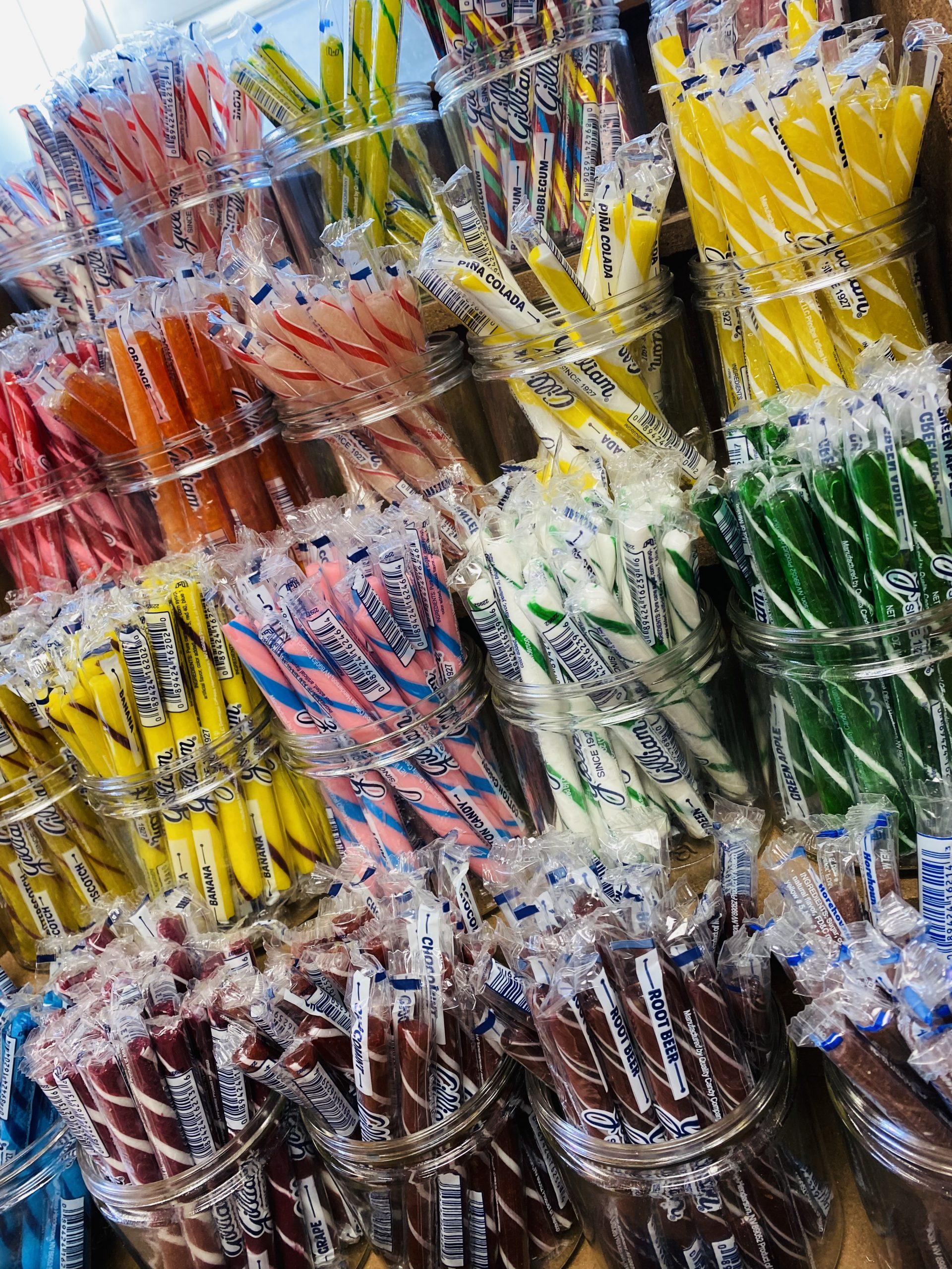 Cotton Candy, Candy Stick - Peppermint Stick